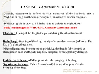 Cassualty assesment of adr | PPTX