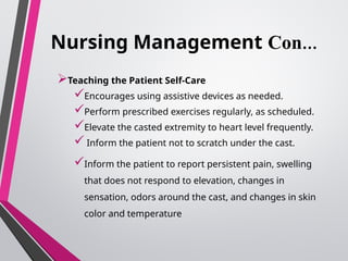 Cast. Musculoskeletal and Orthopedic Nursing Assessment | PPTX