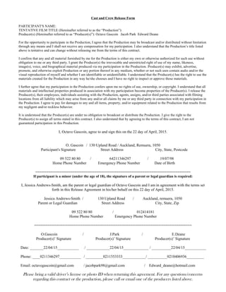 Cast and-crew-release-agreement | PDF