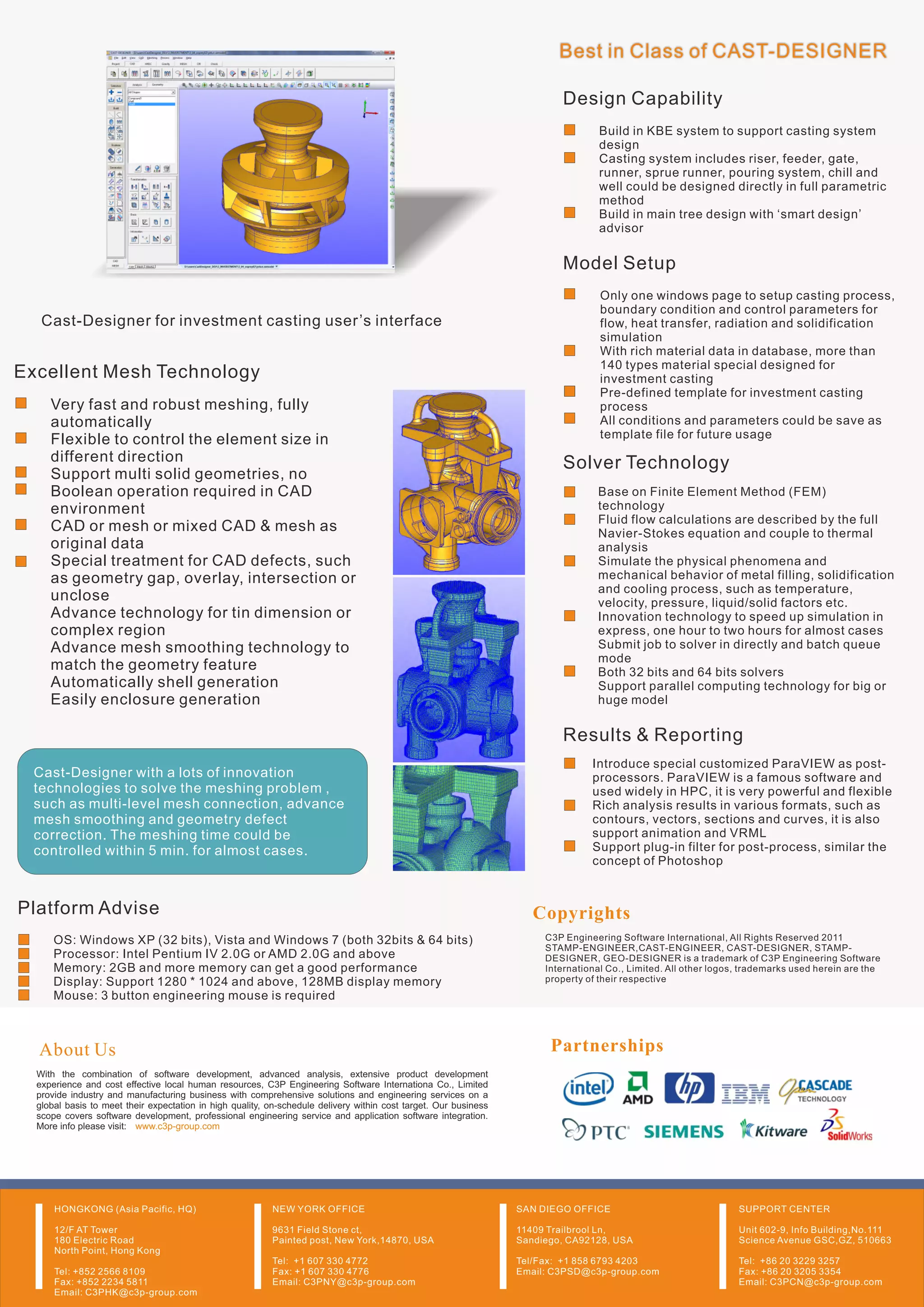 Cast designer for investment casting design & simulation | PDF