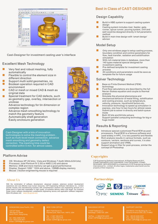 Cast designer for investment casting design & simulation | PDF ...
