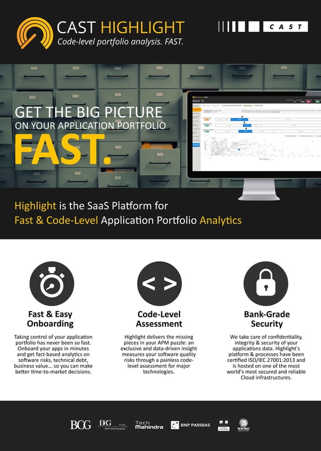 CAST Highlight: Code-level portfolio analysis. FAST. | PDF