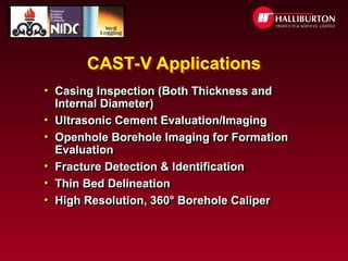 CAST-V Circumferential Acoustic Scanning Tool | PPT