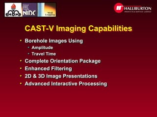 CAST-V Circumferential Acoustic Scanning Tool | PPT