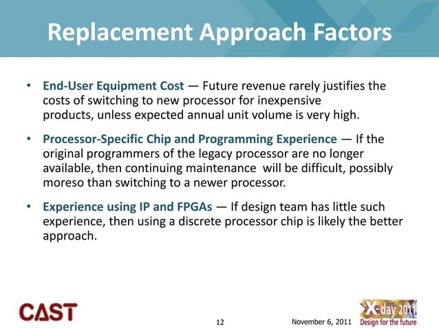 Cost-Effective System Continuation using Xilinx FPGAs and Legacy Processor IP | PPT