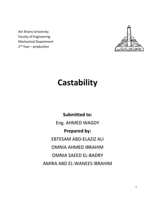 Castability | PDF