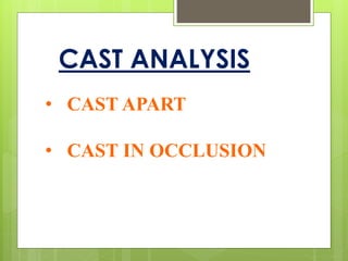 Cast analysis | PPTX