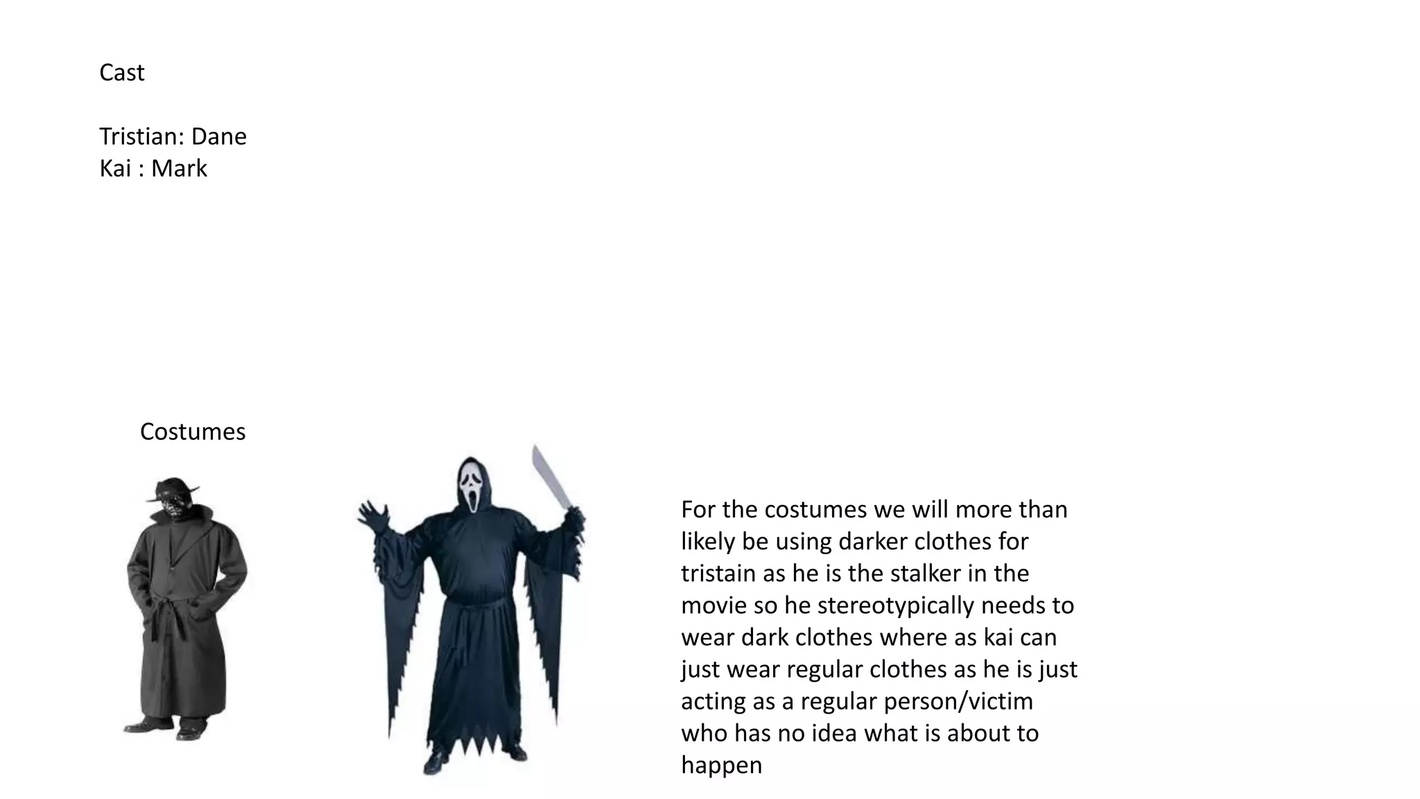 Cast and costume work | PPT