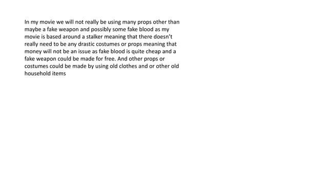 Cast and costume work | PPT