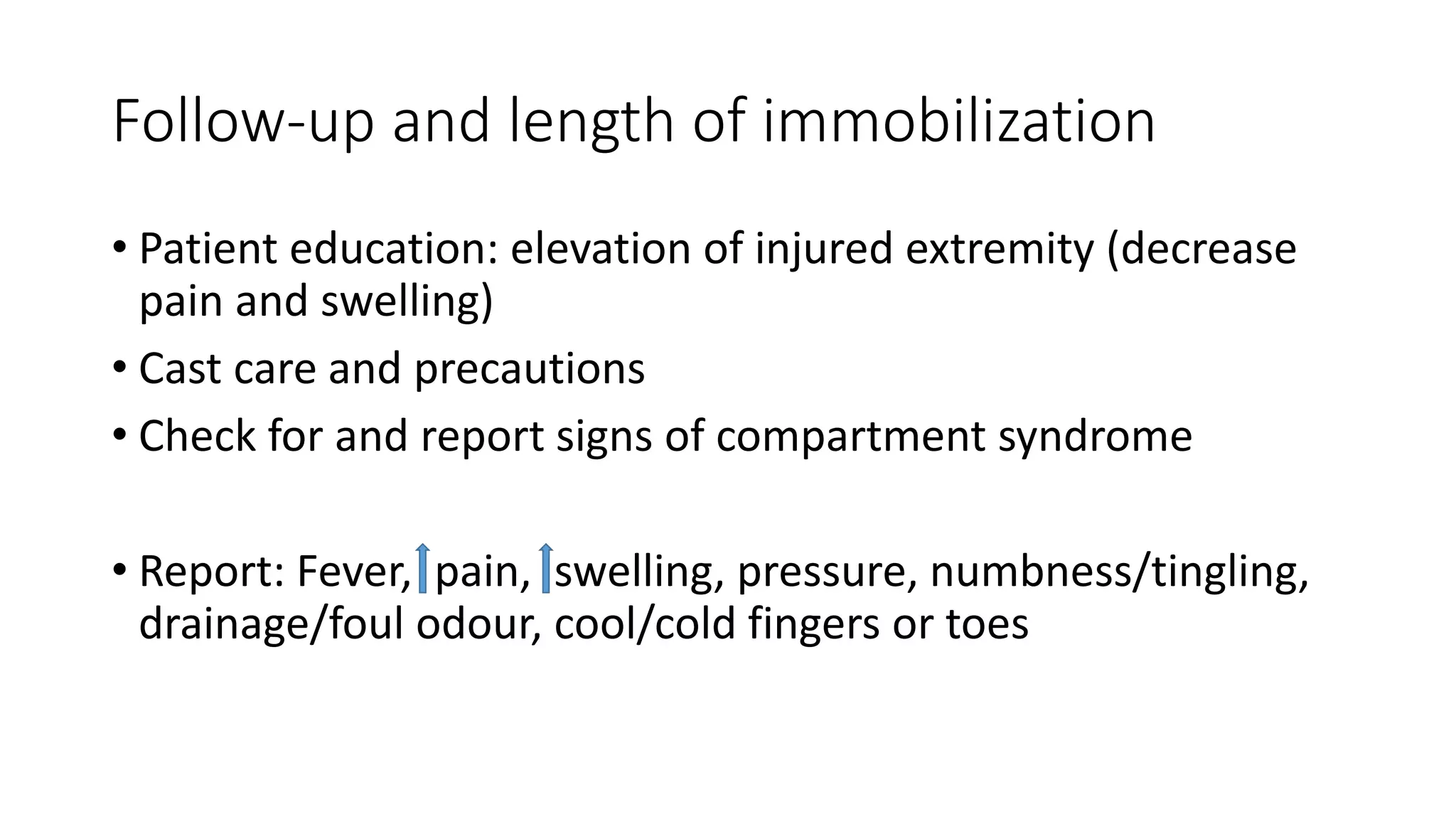 Cast and immobilization techniques in orthopaedics by Dr O.O. Afuye | PPTX