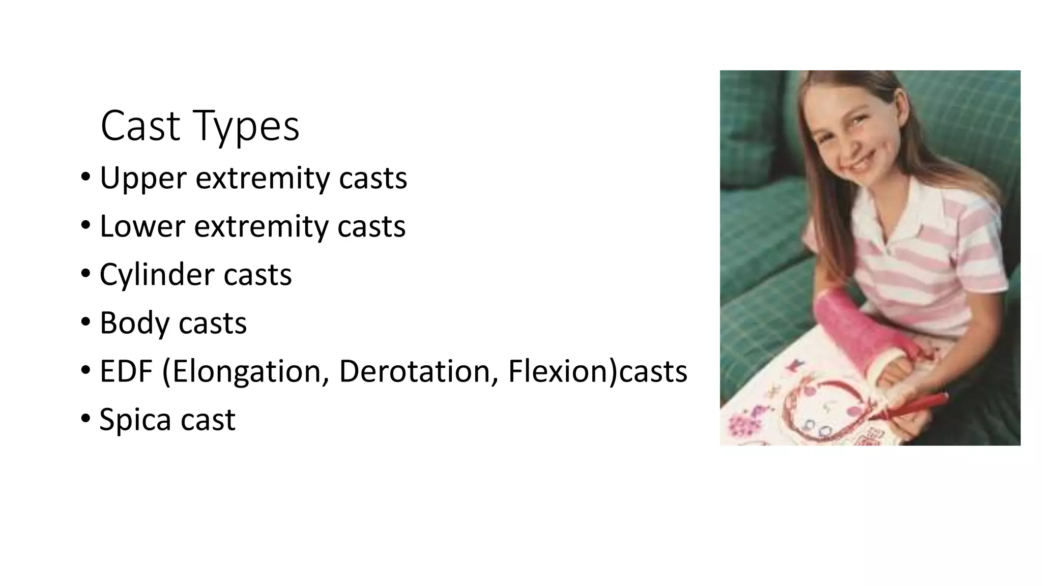 Cast and immobilization techniques in orthopaedics by Dr O.O. Afuye | PPTX