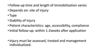 Cast and immobilization techniques in orthopaedics by Dr O.O. Afuye | PPTX