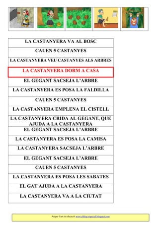 Castanyera completar frases | PDF