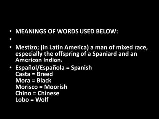 Casta paintings | PPT