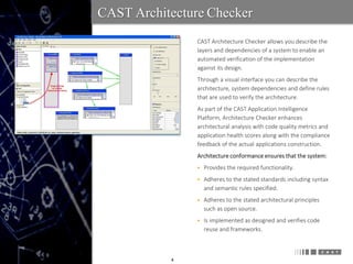 CAST Architecture Checker | PPT
