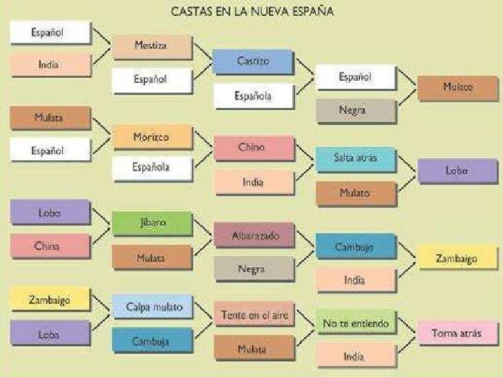 Castas en la Nueva España