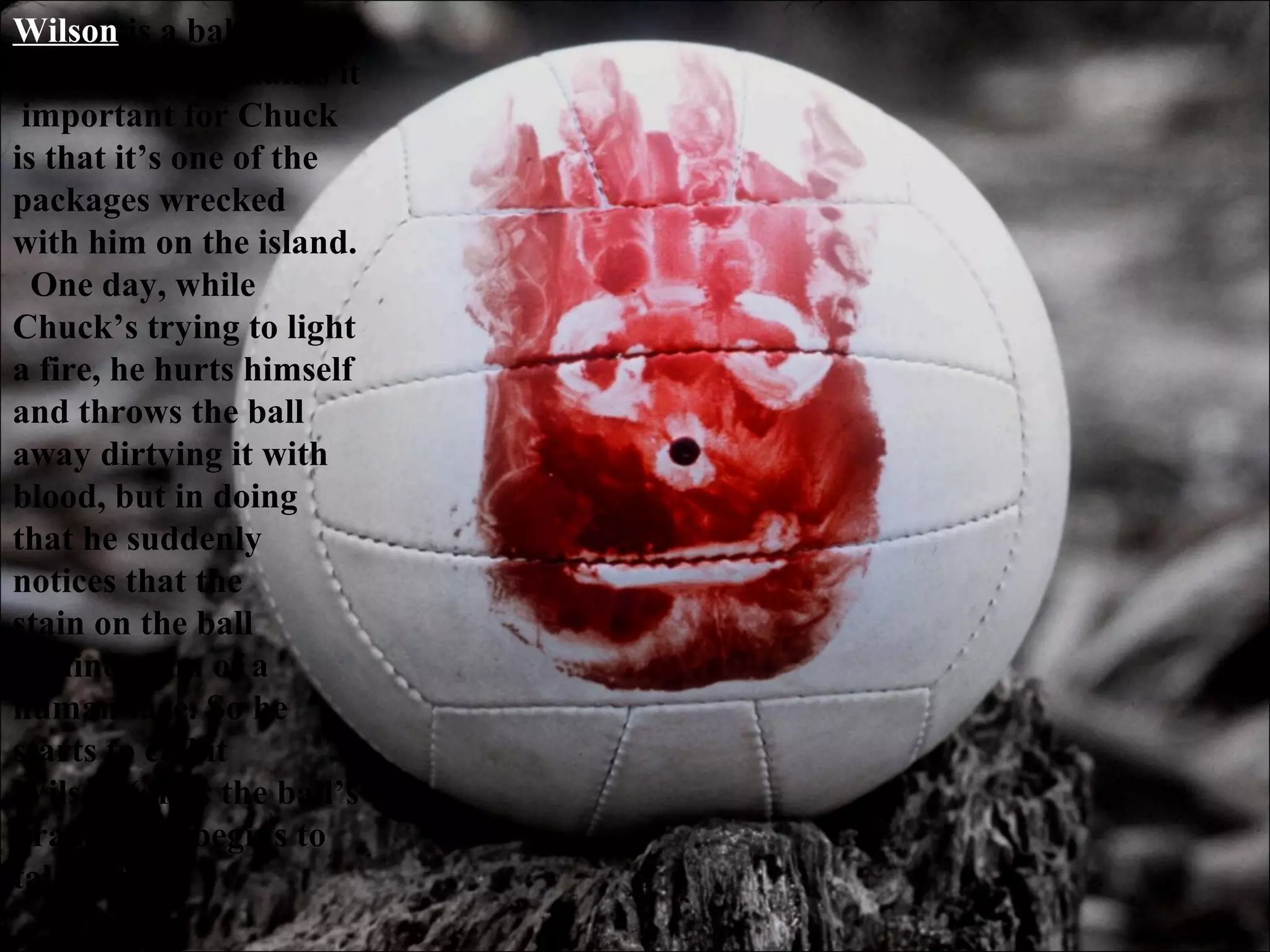 The plot and characters of Cast Away | PPT