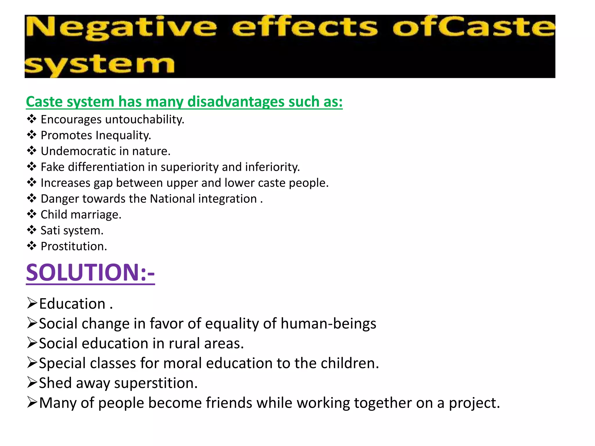Cast, class, gender and race in INDIA | PPTX