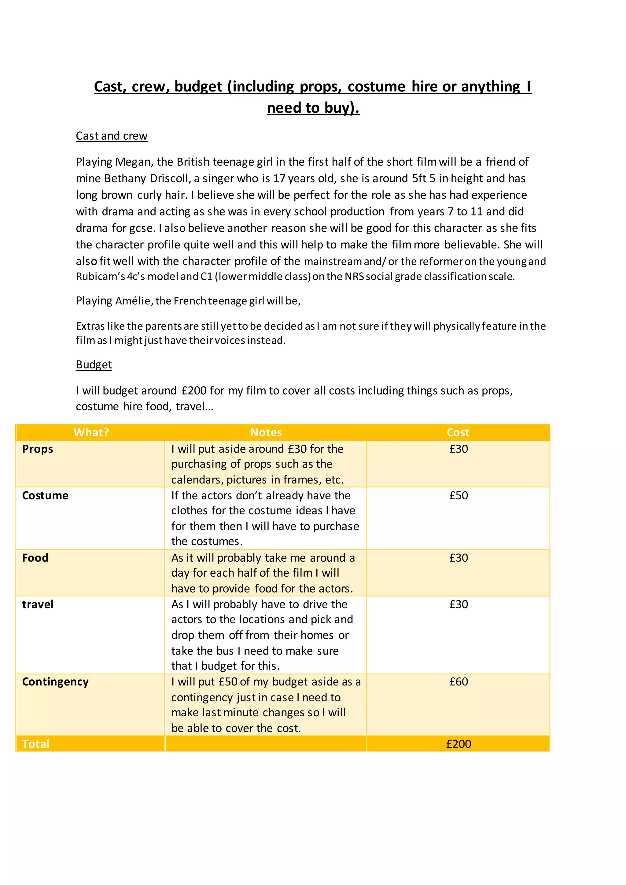 Cast, crew, budget... | PDF