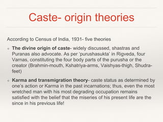 Caste | PPTX