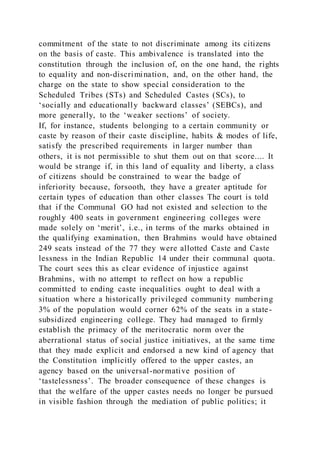 Caste and Caste lessness in the Indian RepublicTowards a Biogra | PDF