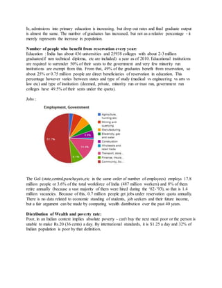 Caste based reservation system | DOCX