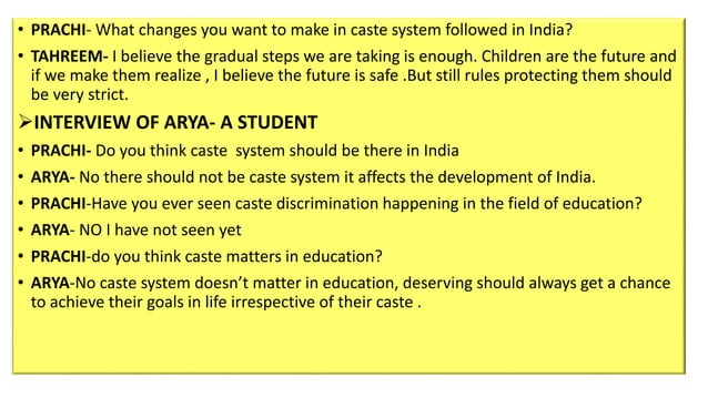 caste discrimination- english project (3)-1.pptx | Debated Sensitive ...