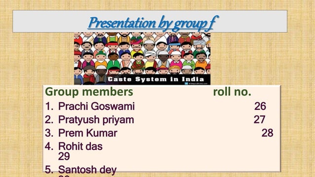 caste discrimination- english project (3)-1.pptx | Debated Sensitive ...