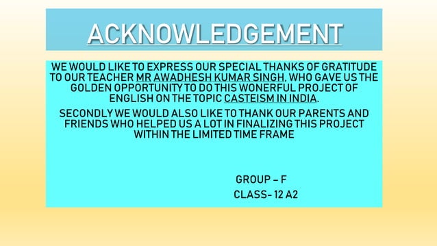 caste discrimination- english project (3)-1.pptx | Debated Sensitive ...