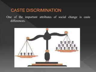 CASTE AND GENDER DISCRIMINATION | PPT