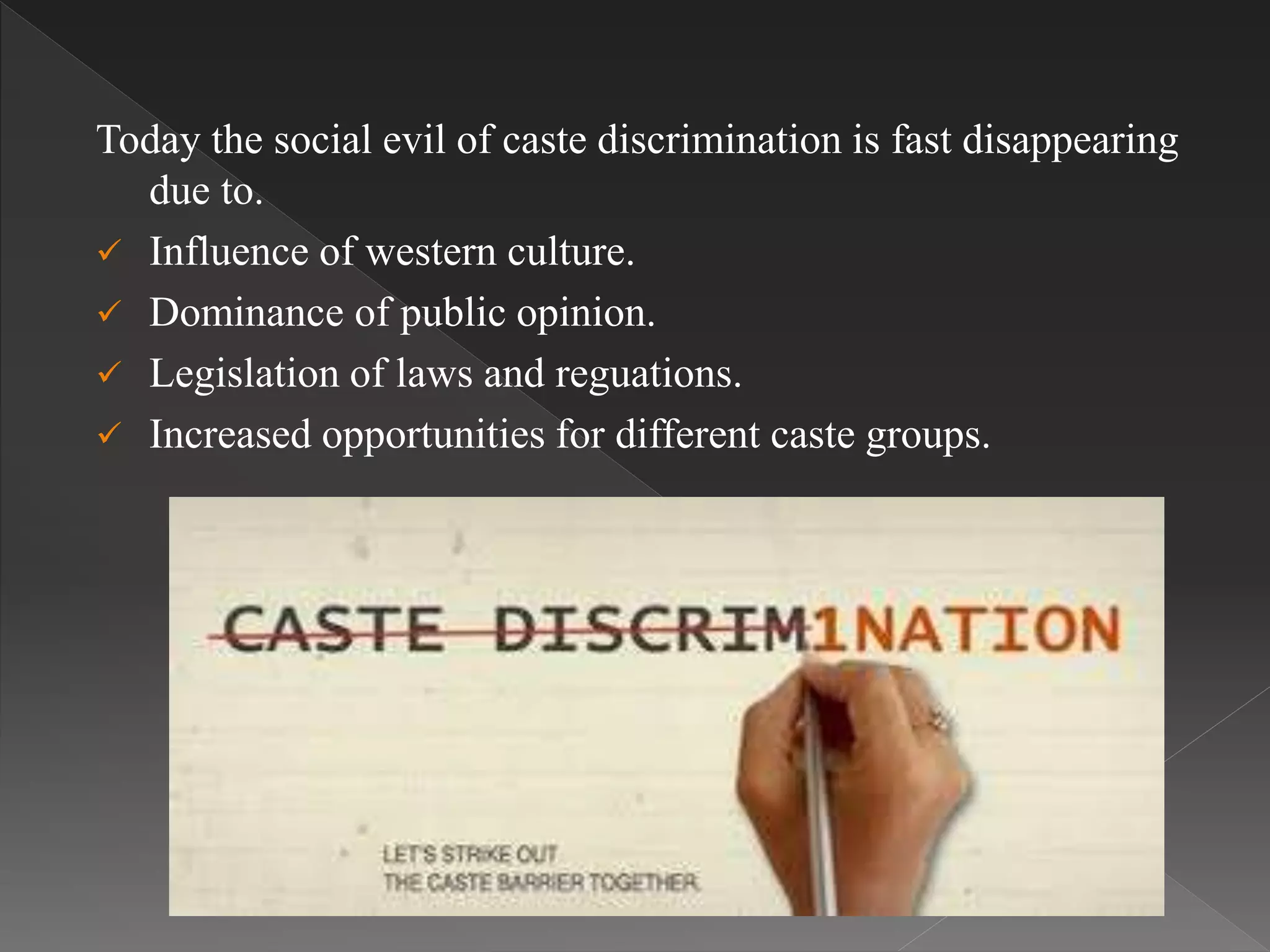Caste & and gender discrimination | PPTX