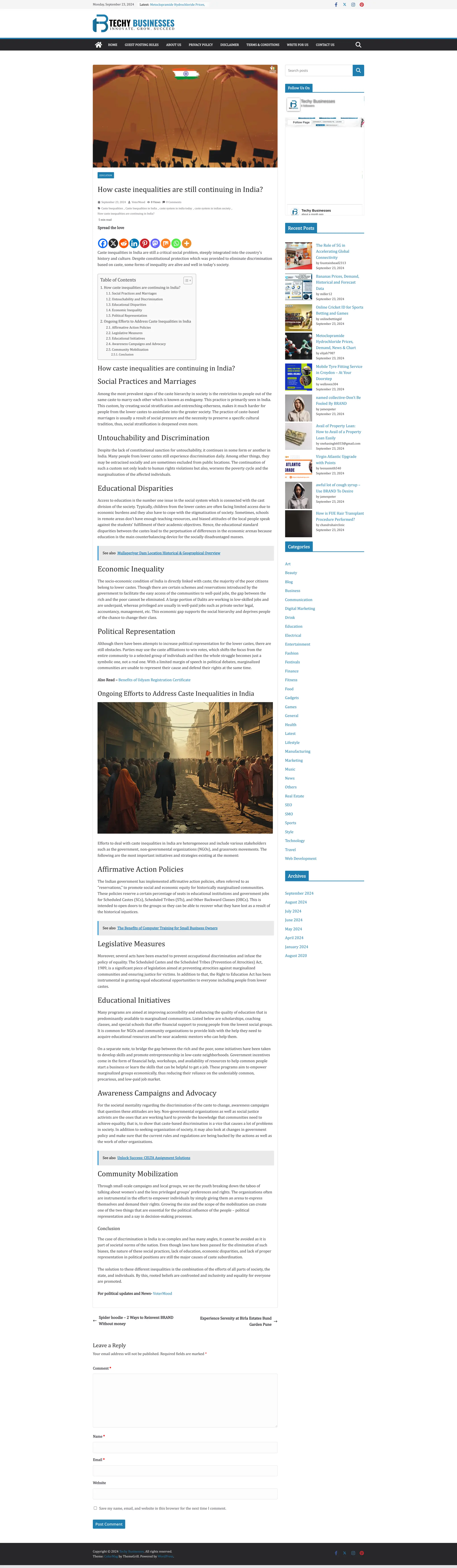 caste inequalities in india | How caste inequalities are continuing in ...