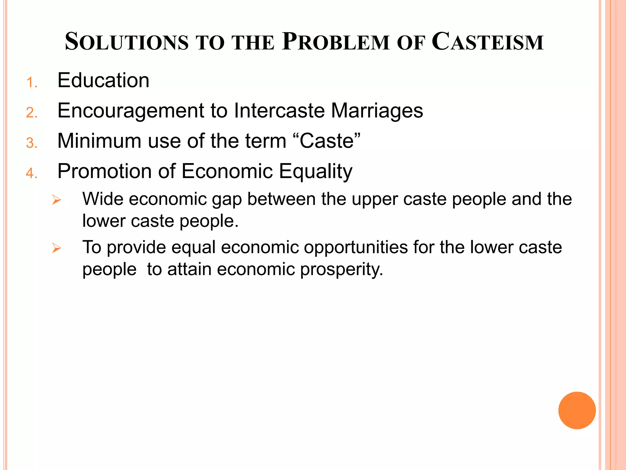 Casteism | PPTX