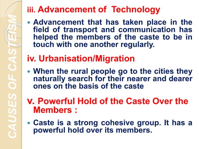 Casteism - social problem | PPTX