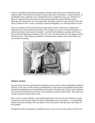 Caste is the cruellest exclusion | DOCX