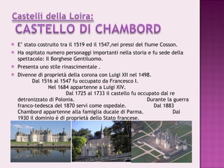 Castelli Francesi | PPT