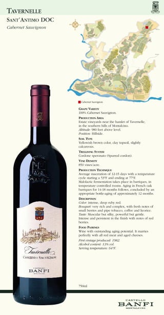 Castello Banfi Wine Brochure | PDF