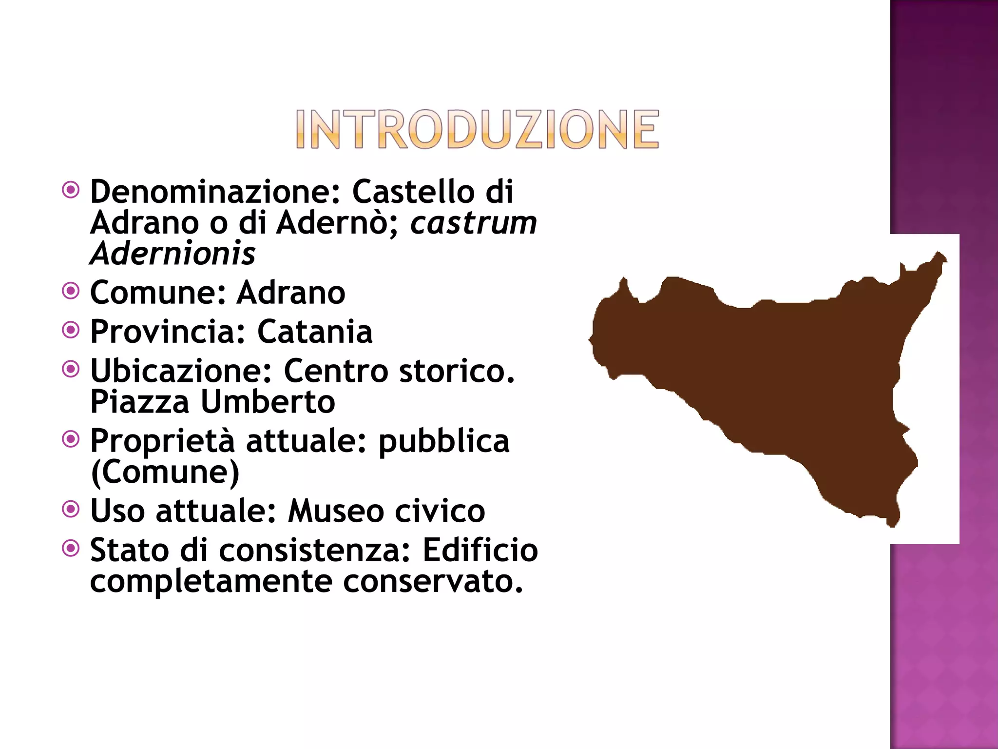 Castello Normanno Di Adrano | PPT