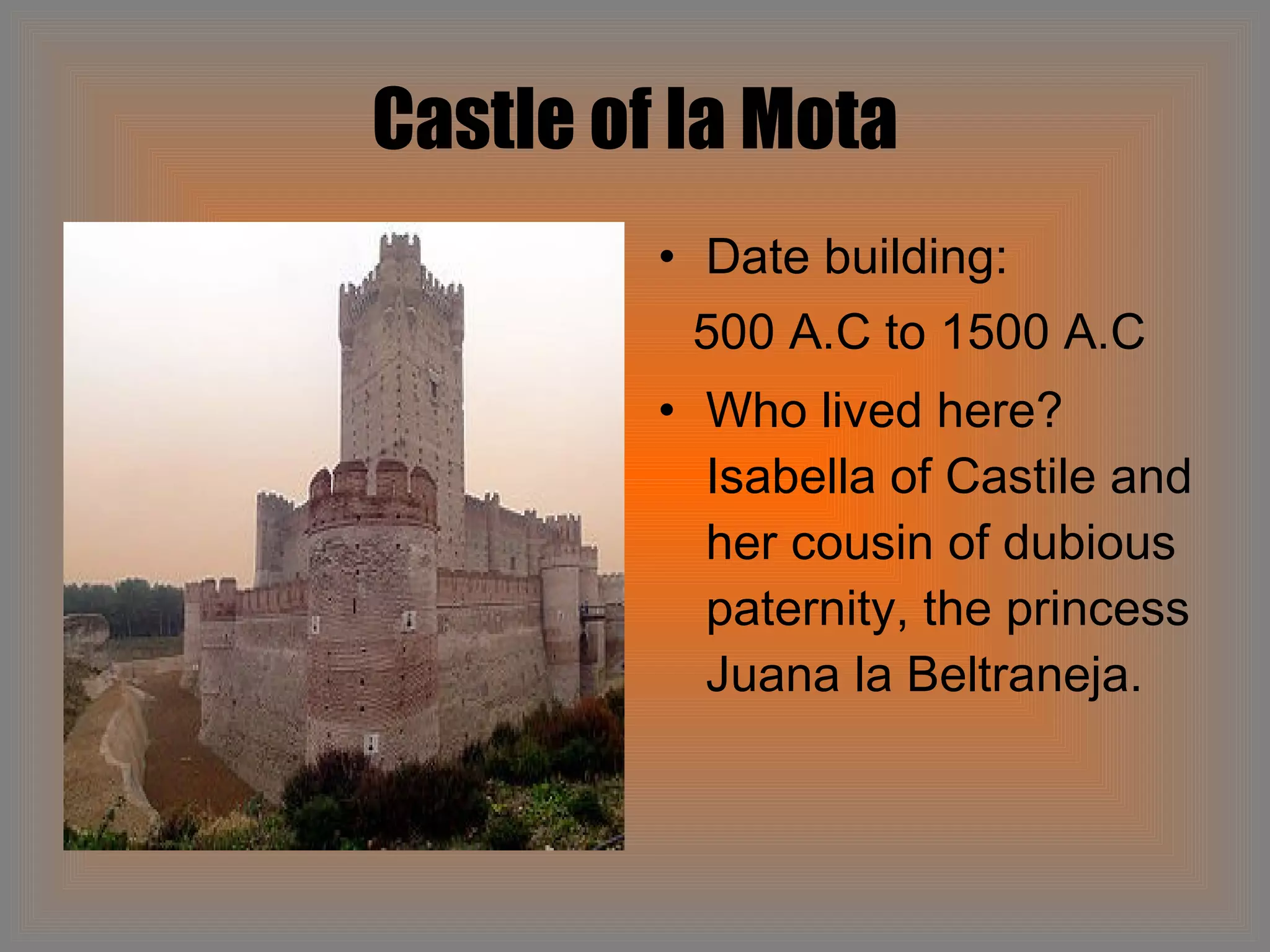 The Castles of Castile and León | PPT