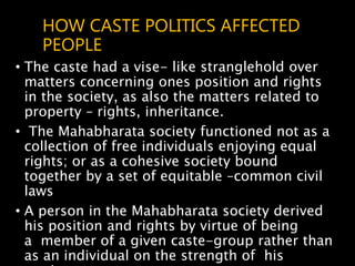 Caste politics in folk tales | PPTX