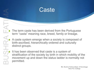 Caste & politics in india | PPTX