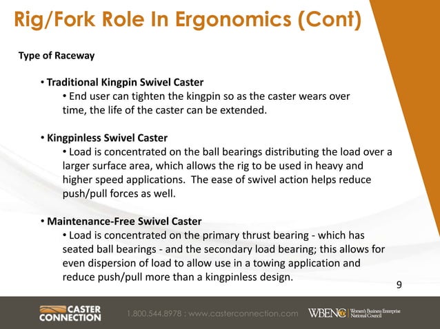 Ergonomic Casters & Wheels - Caster Connection | PPTX | Track and Field ...