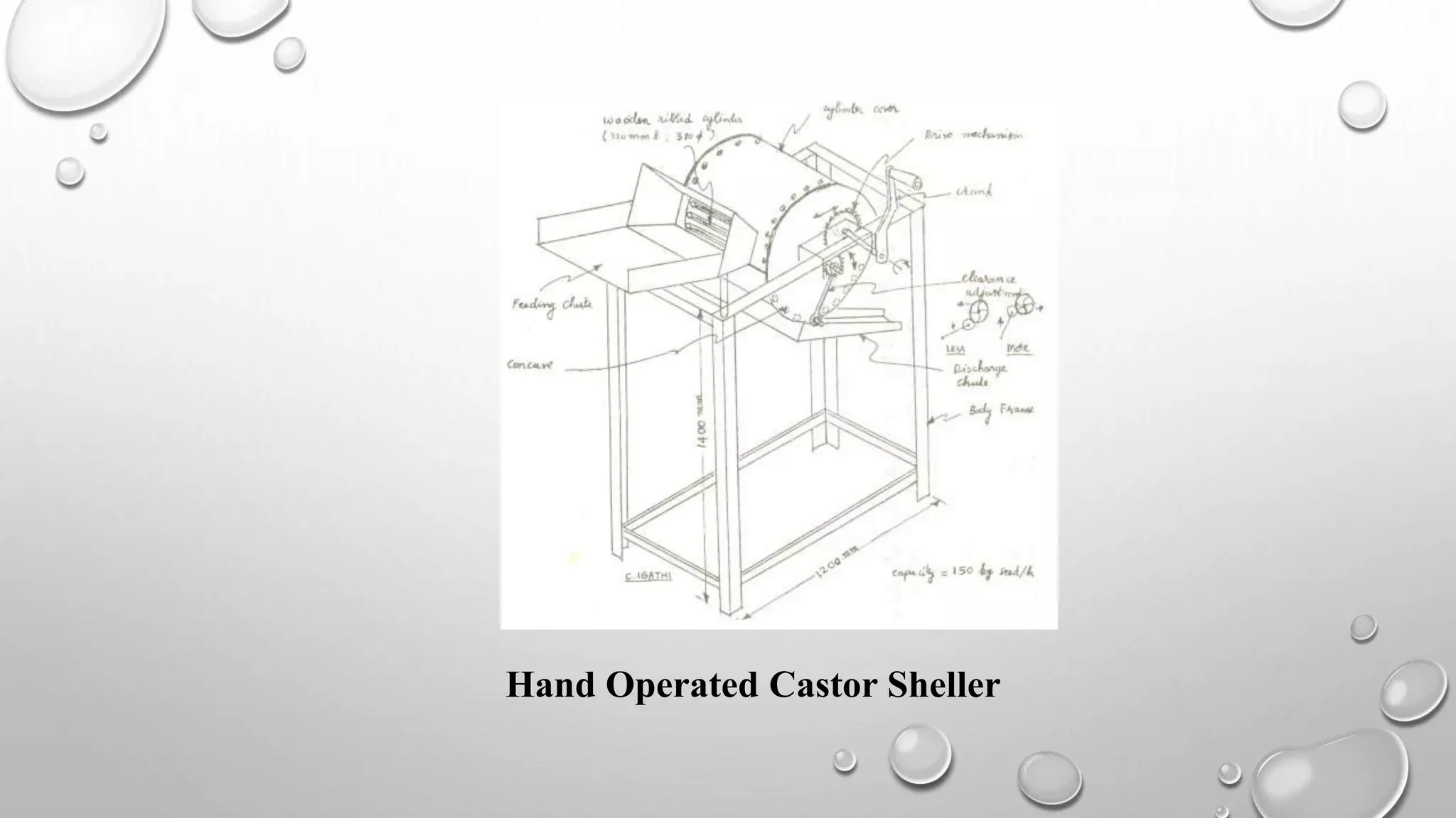 Caster thresher / Sheller | PPTX