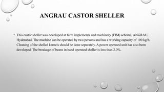 Caster thresher / Sheller | PPTX