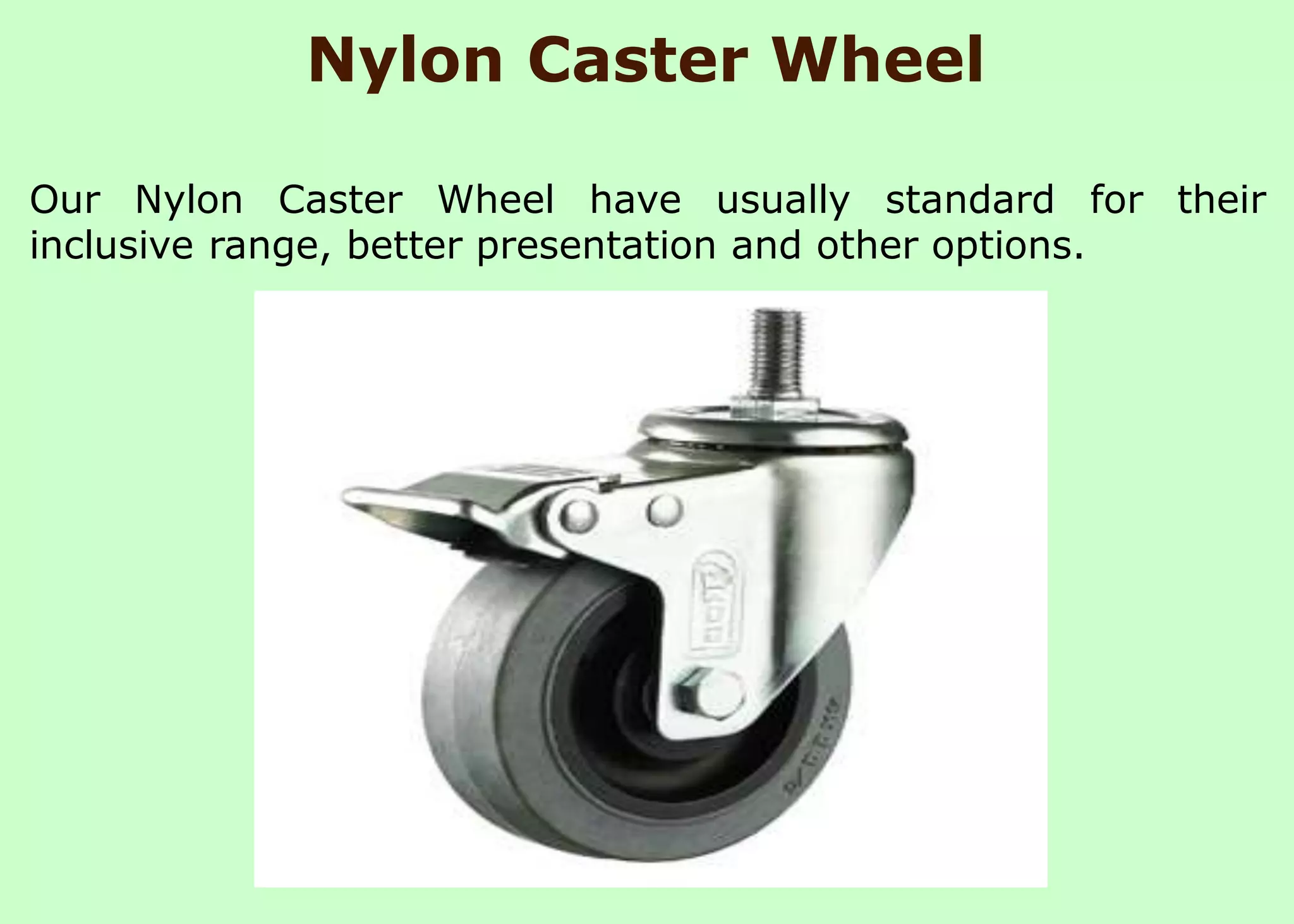 PP Caster Wheel | PPTX
