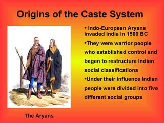 The Caste System of Ancient India | PPT
