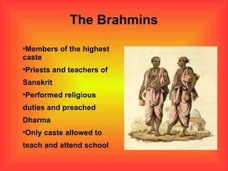The Caste System of Ancient India | PPT