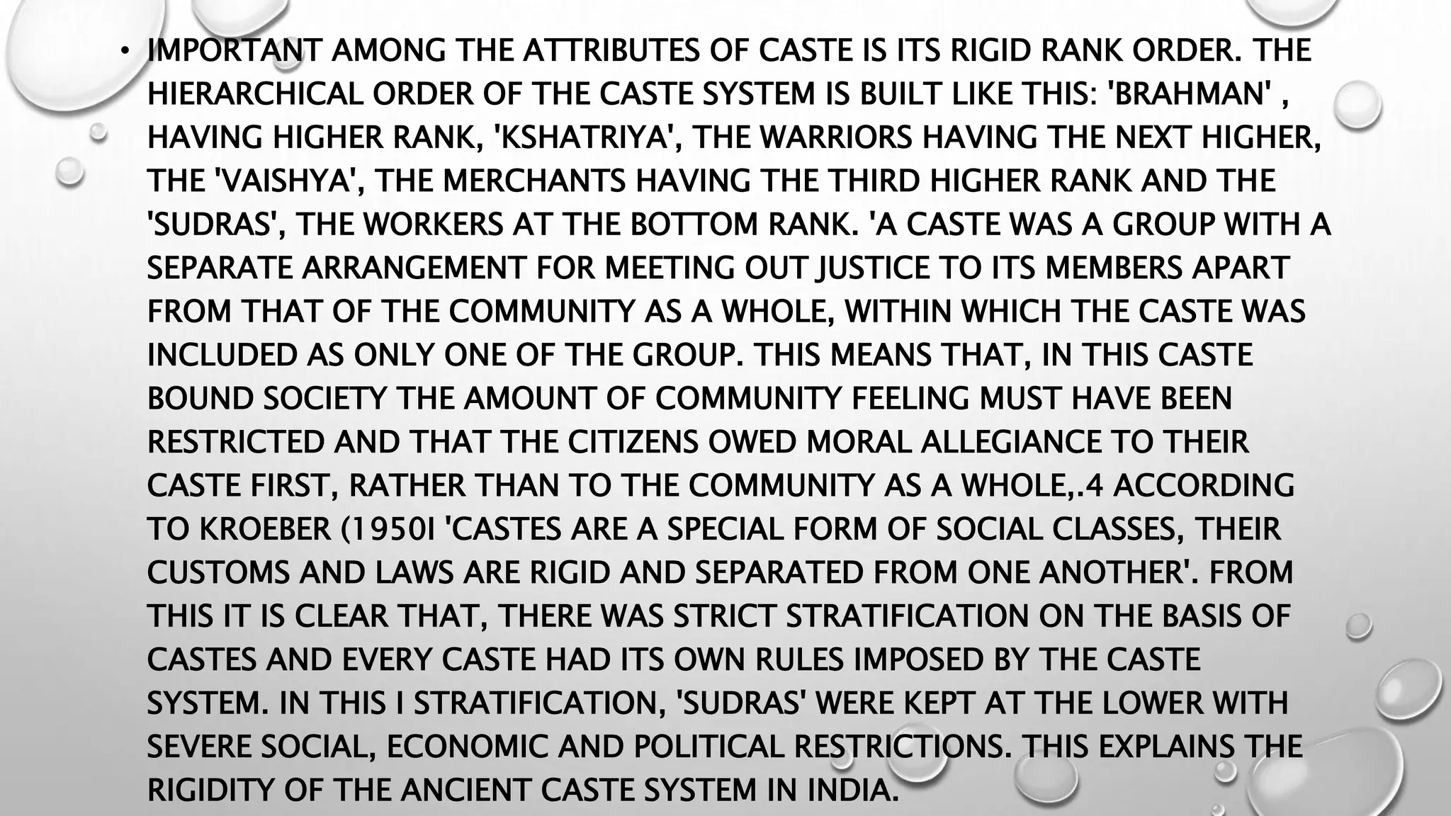 Caste system | PPTX