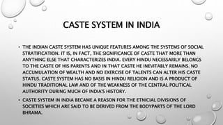 Caste system | PPT