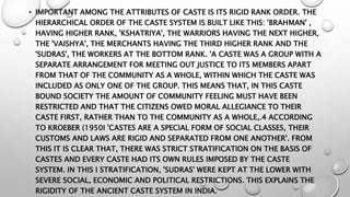 Caste system | PPT